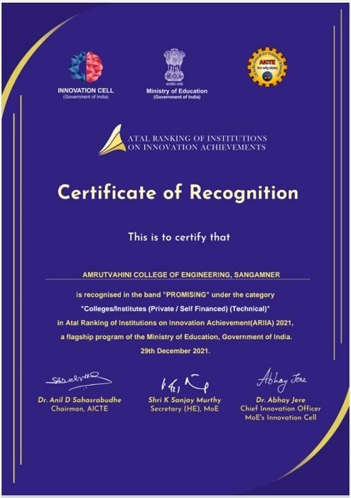 Top Engineering College | Amrutvahini College of Engineering Sangamner